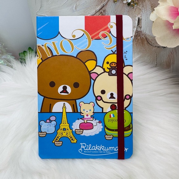 Office | Rilakkuma Blue And Brown Notebook | Poshmark